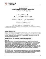 AW declaration professional practice.pdf - Declaration of Professional Practices and Procedures ...