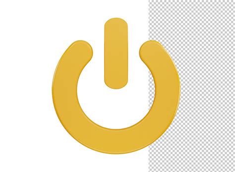 Power Icon 3d Rendering Graphic By Crop3dbusiness · Creative Fabrica