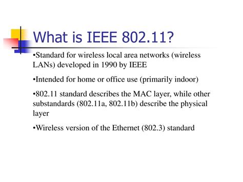 PPT IEEE802 11 PowerPoint Presentation Free Download ID 3749510