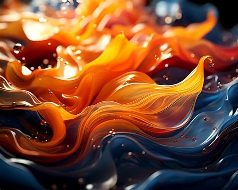 Premium Ai Image 3d Rendering Abstract Caustic Background