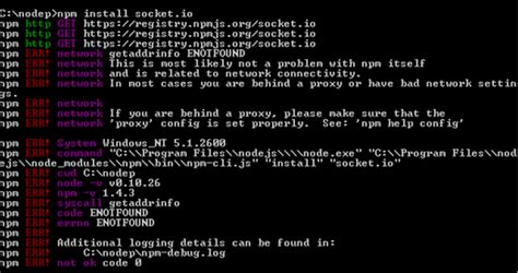 node js error in npm install in node js stack overflow