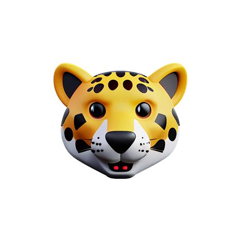 Leopard 3d Rendering Icon Illustration 28854711 Png
