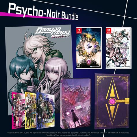 Psycho Noir Bundle Danganronpa Decadence And Rain Code