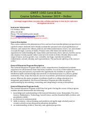 Course Syllabus Summer Week Term Pdf GWST Love Sex Course Syllabus Summer