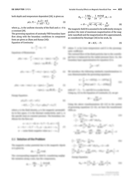 Solution Variable Viscosity Effects On Time Dependent Magnetic Nanofluid Flow Past A