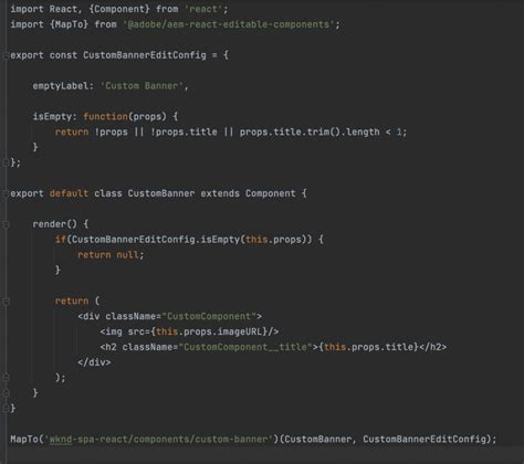 Building Custom Components In Aem Spa Editor With Reactjs A Step By