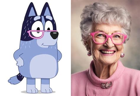 We Asked Ai To Turn Bluey Characters Into Real People And The Results Are Adorable Mouths Of