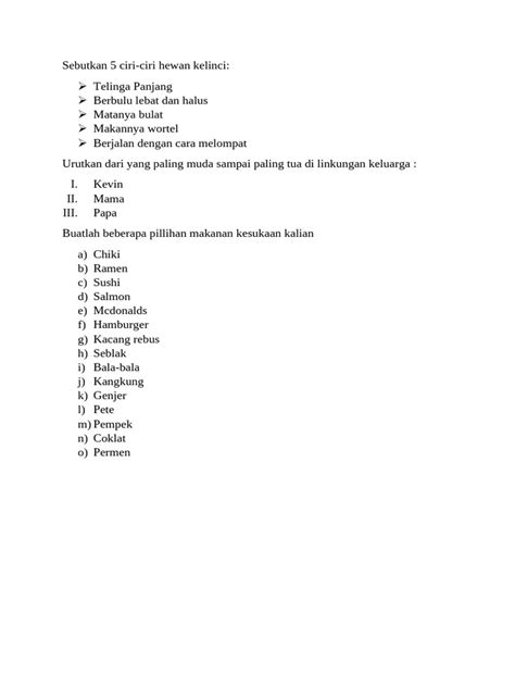 Bullets Numbering Tugas Komputer Kevn Pdf