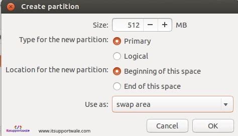 Manual Partition In Ubuntu LTS Desktop ITSupportWale