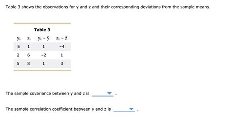 Solved Measures Of Linear Relationship Covariance And Chegg Com