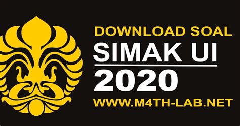 Download Soal Asli Simak Ui 2020 Matematika Dasar M4th Lab