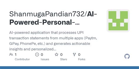 Github Shanmugapandian732ai Powered Personal Finance Analyzer Ai