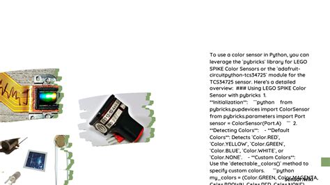 Color Sensor Python A Comprehensive Guide To Implementation And Best