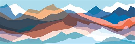 산 반투명 파도 추상 유리 색상 모양 현대 배경 벡터 디자인 일러스트 레이 션 프로젝트에 대 한 산에 대한 스톡 벡터 아트 및 기타 이미지 Istock