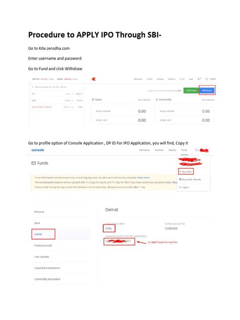 Ipo Application Using Sbi Pdf