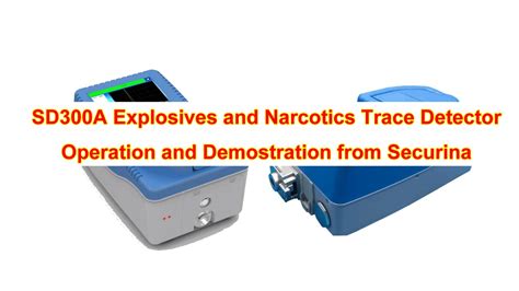 Explosives And Narcotics Trace Detectors For Security Securina Detection System Colimited