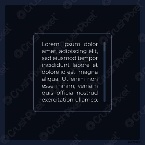 Champ Texte Avec Modèle Délément D Vecteur Stock 6279091 Crushpixel