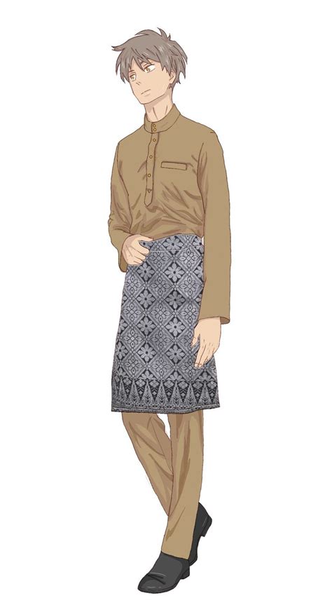 Katou Haru Balance Unlimited In Baju Melayu Ilustrasi Karakter