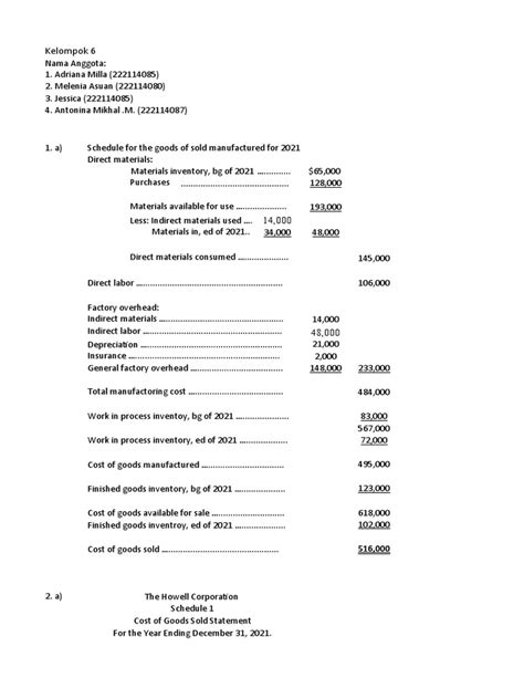 Cost System And Cost Accumulation Kelompok 6 Download Free Pdf Cost Of Goods Sold Inventory