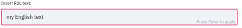 Textinput Widget R2l Using Streamlit Streamlit