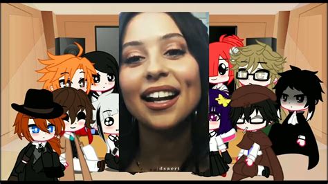Bsd React To Kyouka As Maddy Perez Asuko🍓🍡 Youtube