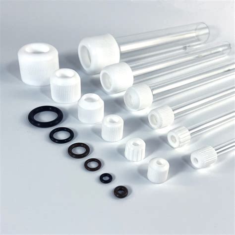 Ptfe Compression Cap With Aperture Fits Scimac Threads And Chem Thread