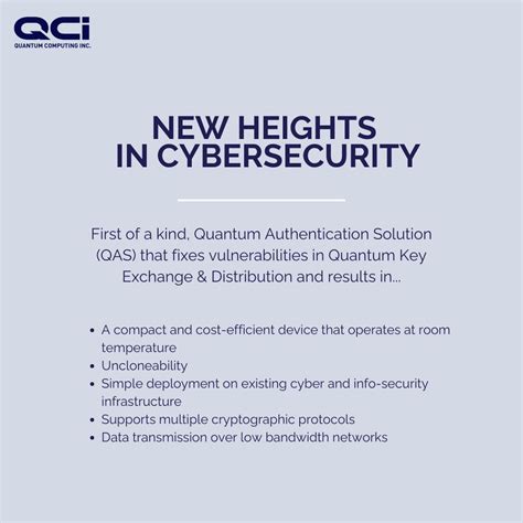 Qas A Secure And Secure Qas Solution Quantum Computing Inc Posted On The Topic Linkedin