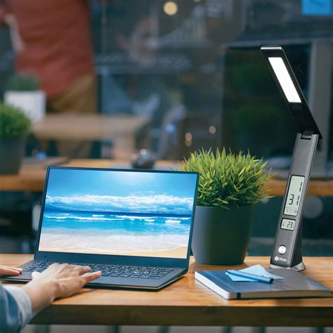 Prevention By Ottlite Task Lamp With Digital Display Clearsun Led Reduces Eyestrain