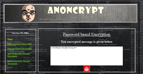 Anoncrypt Text Encryption And Decryption Website In Java Struts2