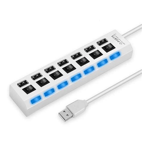 7 Ports Usb Hub Expander Comprehensive Compatible Grandado