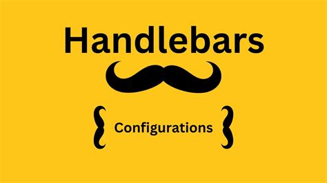 handlebars installation et configuration youtube