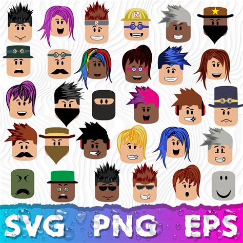 Roblox Man Face Svg Inspire Uplift