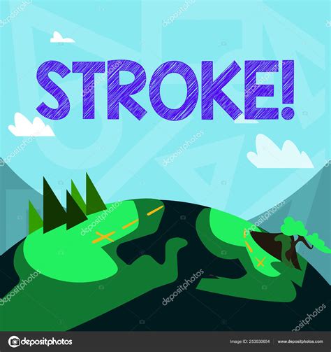 Handwriting Text Writing Stroke Concept Meaning Patients Losing Consciousness Due To Poor Blood