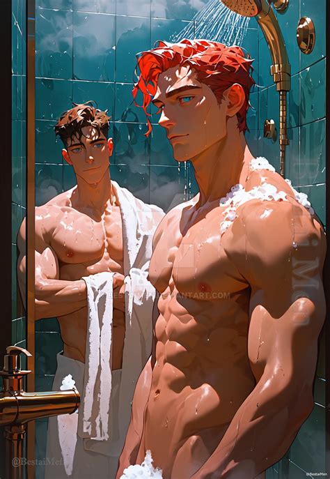 Mens Group Showers Animated Flirting 1 002 Bestai By Bestaimen On