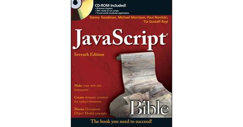 A JavaScript And Browser Objects Quick Reference JavaScript Bible Seventh Edition Book