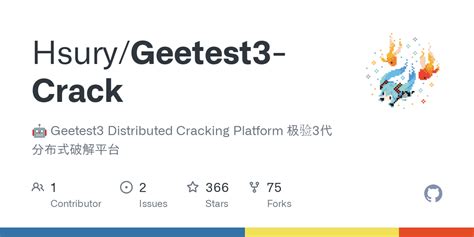 Github Hsury Geetest Crack Geetest Distributed Cracking Platform