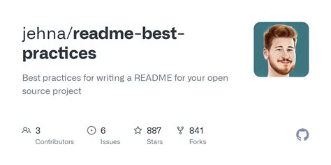 Readme Best Practices README Default Md At Master Jehna Readme Best Practices GitHub