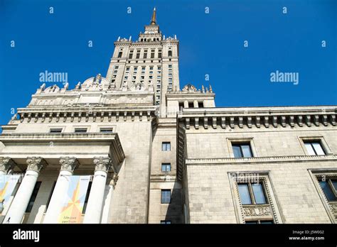 Palace Of Culture And Science Palac Kultury I Nauki Pkin In Warsaw