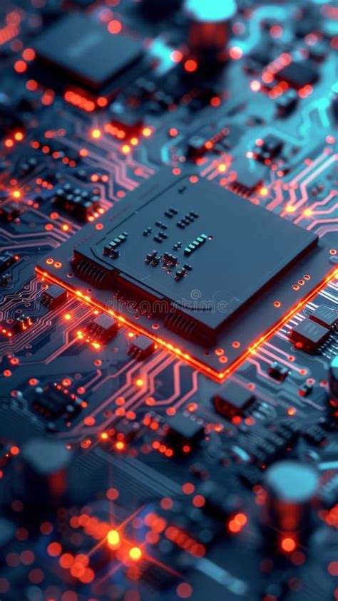 Close Up Of Computer Circuit Board Stock Image Image Of Repair Data
