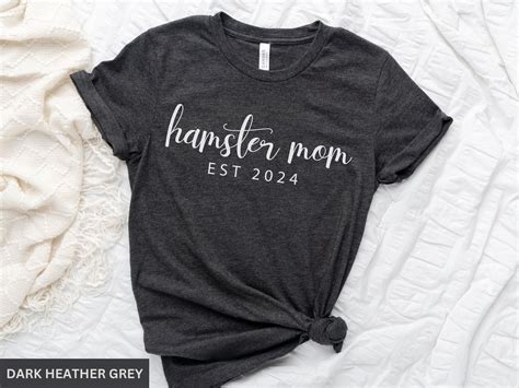 Hamster Mom Shirt Hamster Mama Tshirt Gift For Her Womens Hamster Owner Tshirt Best Hamster