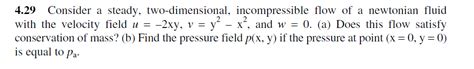 Solved Consider A Steady Two Dimensional Chegg