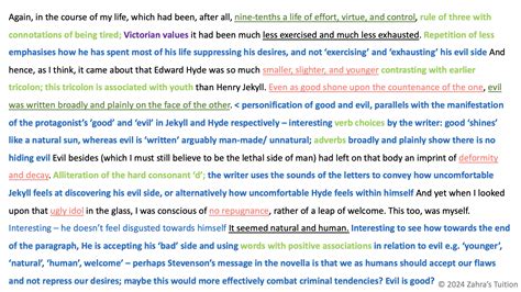Jekyll And Hyde Good And Evil Ch 10 Extract Essay Question Walk Through