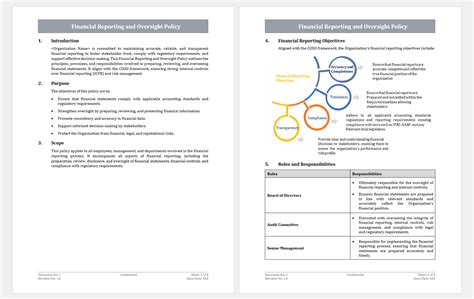 Coso Framework Iso Templates And Documents Download