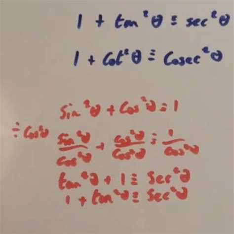 Proof Of Trigonometric Identities Video Corbettmaths