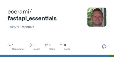 Github Eceramifastapiessentials Fastapi Essentials
