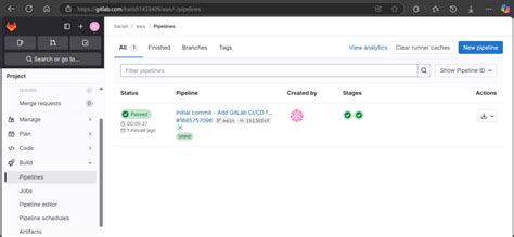 deploy aws sam applications with gitlab ci cd pipeline