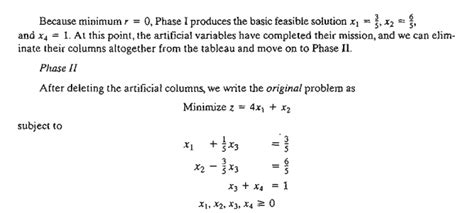 Artificial Starting Solution M Method And Two Phase Method