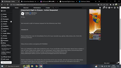 Roblox Removing Data In Response To Right To Erasure Requests Scripty