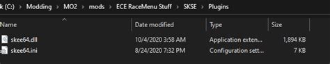 Help With Installing Enhanced Character Edit Technical Support Skyrim Special Edition