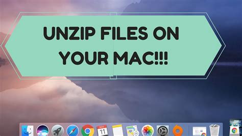 How To Unzip Files On Mac Youtube